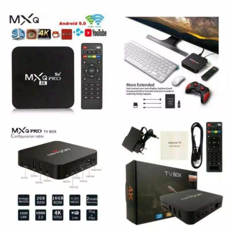 Promo Android TV BOX MXQ PRO 4K 5G - Smart TV Box Media Player - TV BOX K2L Diskon 33% di Seller ...