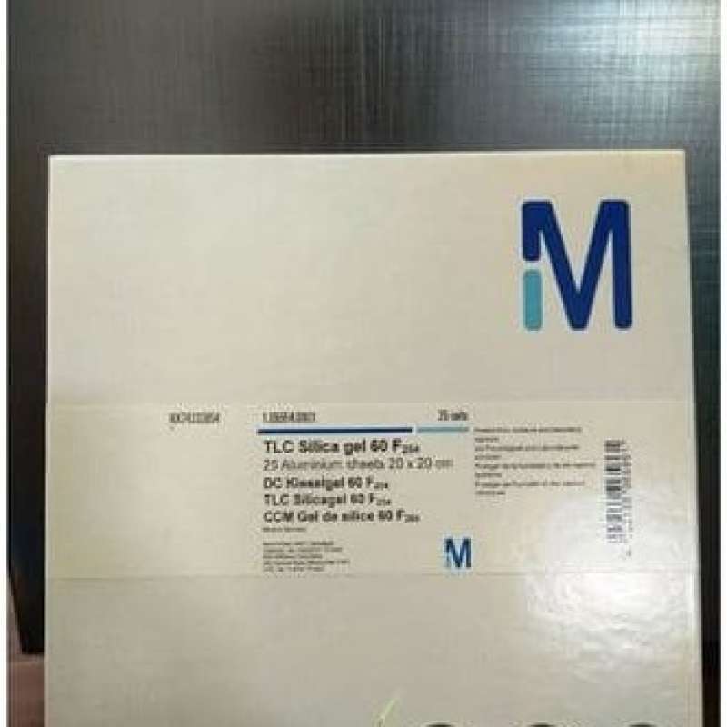 Jual Merck 105554 Tlc Silica Gel 60 F254 Aluminum Tlc Plate 20x20 Cm 25 ...