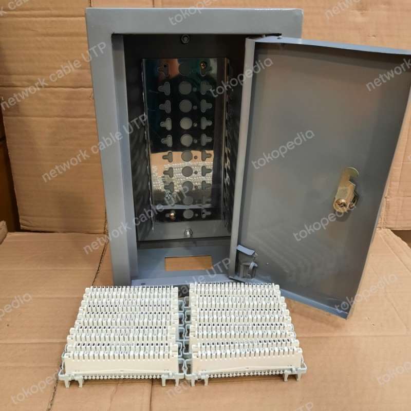 Promo Box Mdf/Box Terminal Telpon Kapasitas 100 Pair Lengkap Bmf+Lsa ...