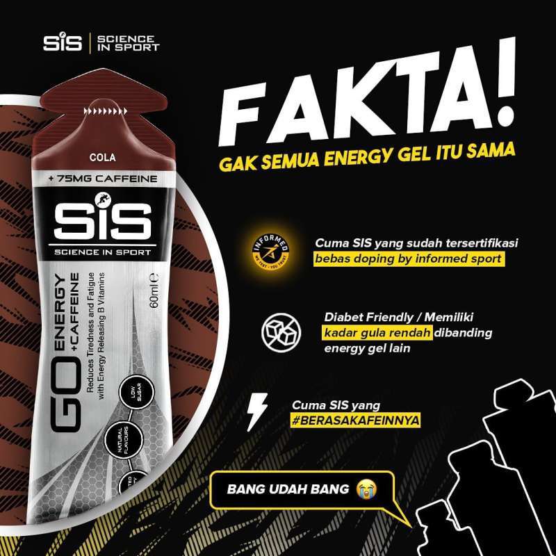 Jual Sis Go Energy Gel Isotonic + Caffeine 1 Sachet - Gel Isotonik ...