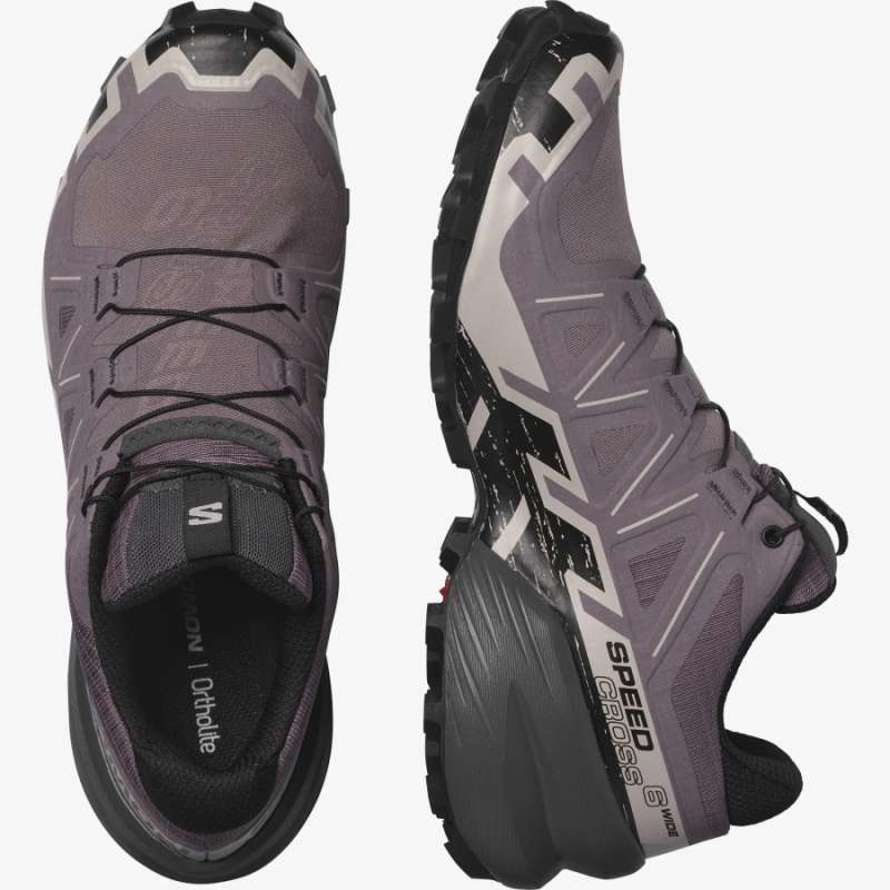 Jual Sepatu Lari Wanita Trail Running Shoes Salomon - Speedcross 6 Wide ...
