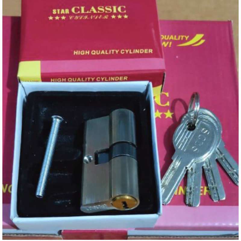Jual Classic Kunci Silinder Pintu Classic 60 Mm (computer Key) Besar Di ...