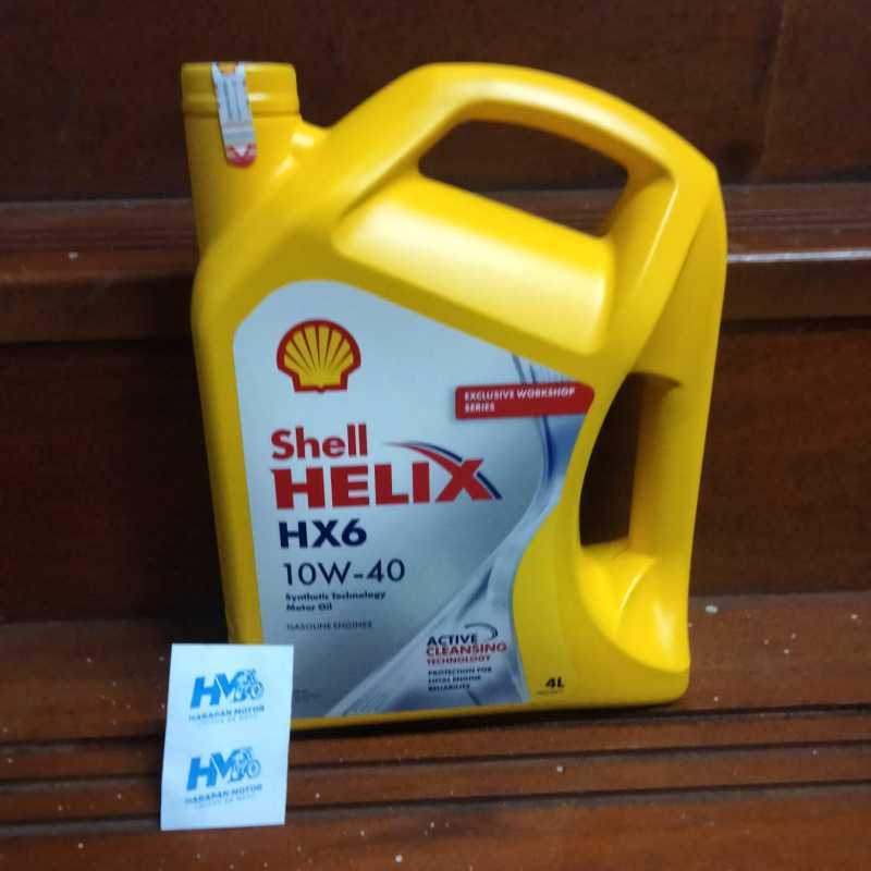 Jual Oli Shell Hx6 4l 10w-40 Original Di Seller Harapan Motor Bekasi ...