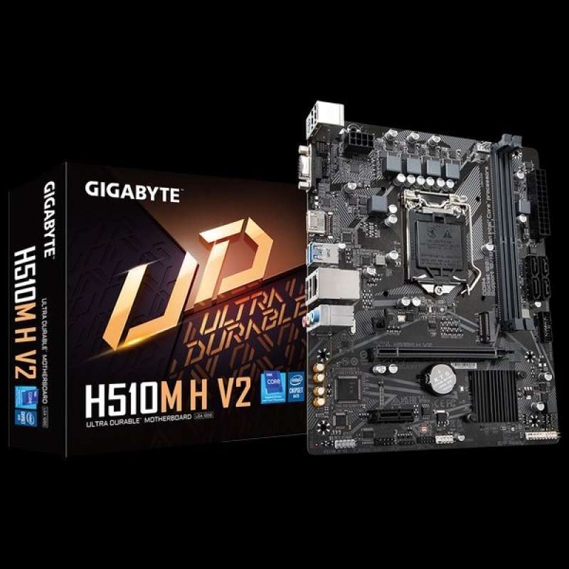 Promo Gigabyte H510m H V2 Lga1200 H510 Motherboard Intel H510m-h V2 ...