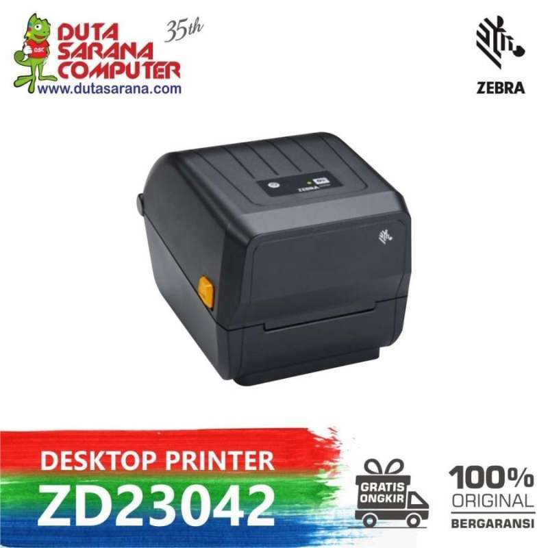 Jual ZEBRA Printer Sticker Label Barcode ZD23042 2in1 Direct Thermal di ...
