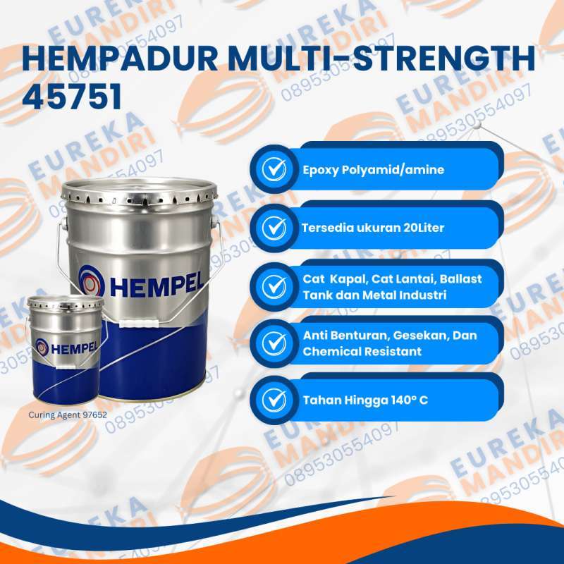 Jual Cat Epoxy/ Hempel Hempadur Multi-strength 45751 - 20 Liter 19990 (black) Di Seller Hempel ...