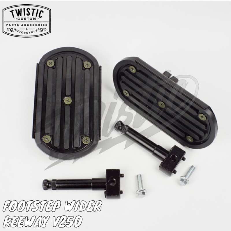 Jual Footstep Foot Peg Pijakan Kaki Wider Lebar Motor Keeway V250 ...