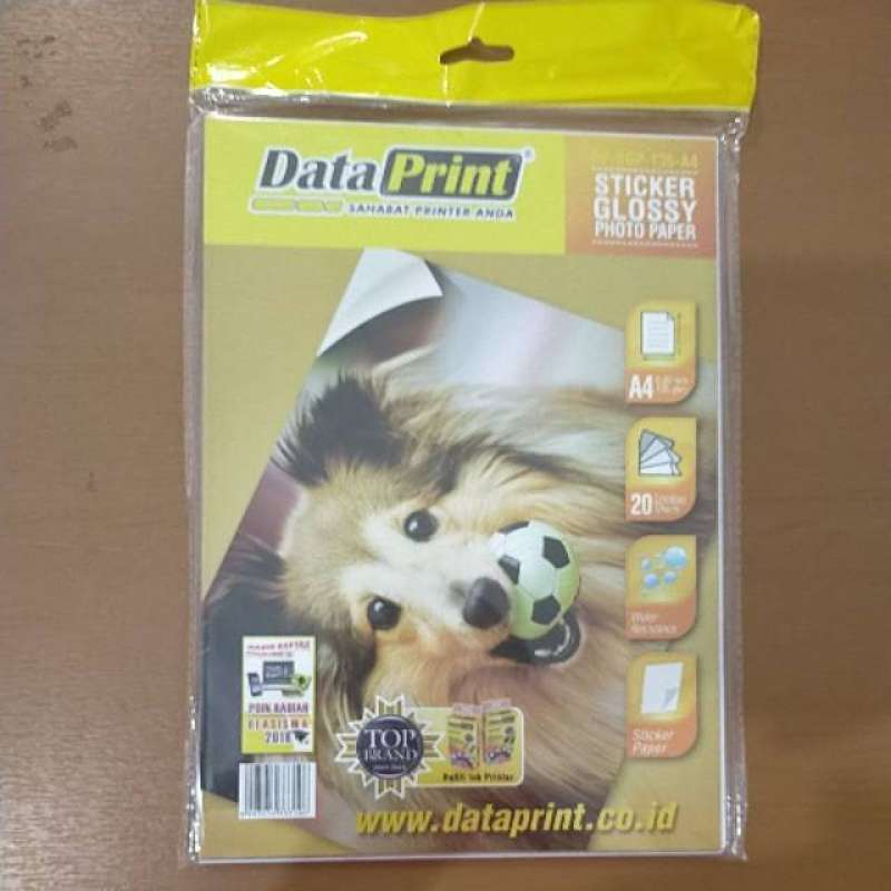 Promo Data Print Sticker Glossy Photo / Kertas Foto A4 135 Gsm Terbaru ...