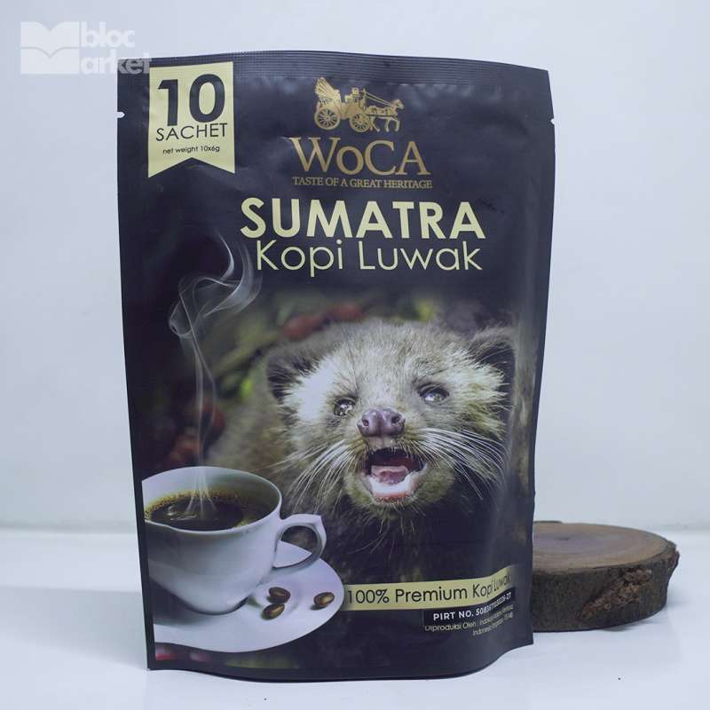 Jual Woca Kopi Luwak Sumatra 10 Sachet | Kopi Bubuk Di Seller M Bloc ...