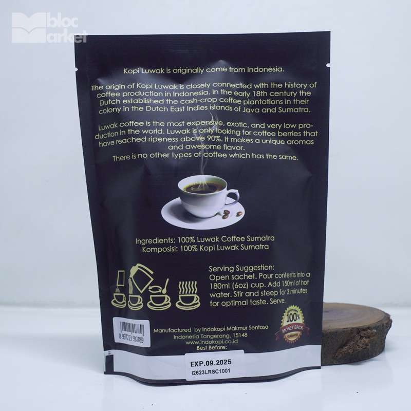 Jual Woca Kopi Luwak Sumatra 10 Sachet | Kopi Bubuk Di Seller M Bloc ...