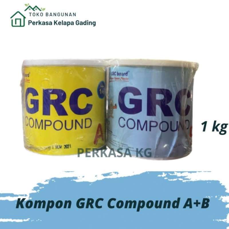 Promo Kompon GRC Board Compound A + B 1Kg Sambungan Flushjoint Diskon ...