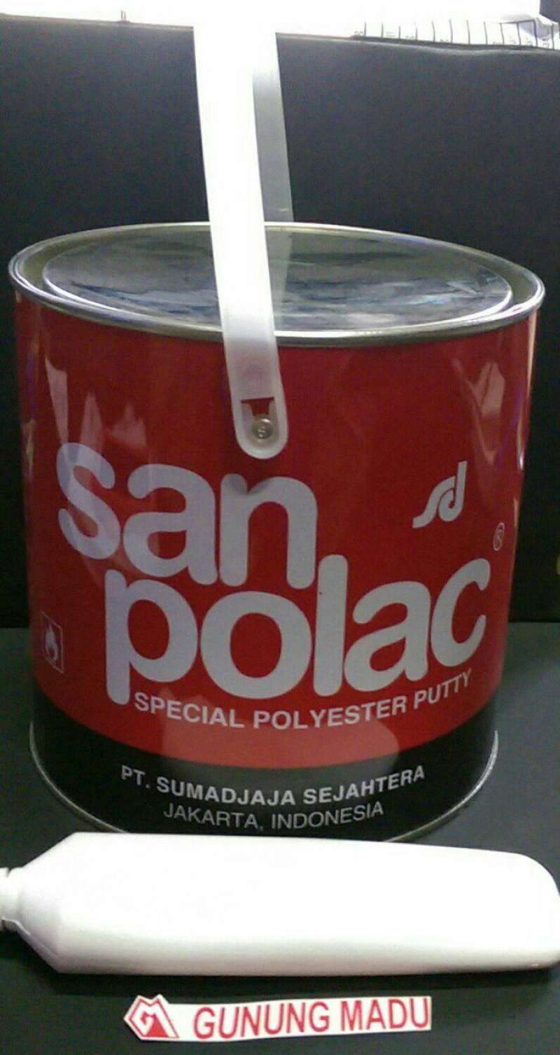 Promo Dempul Sanpolac 4 Kg / Dempul Besi Cat Mobil Diskon 23% Di Seller ...