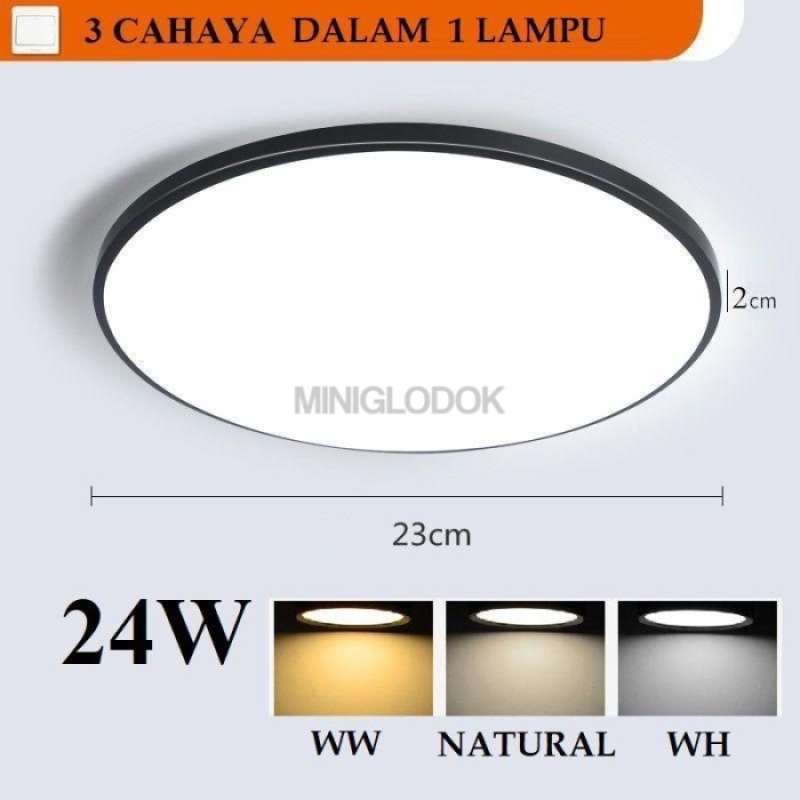 Promo Lampu Plafon Led Panel 24w 36w 50w Lampu Plafon Bulat Outbow 3 ...