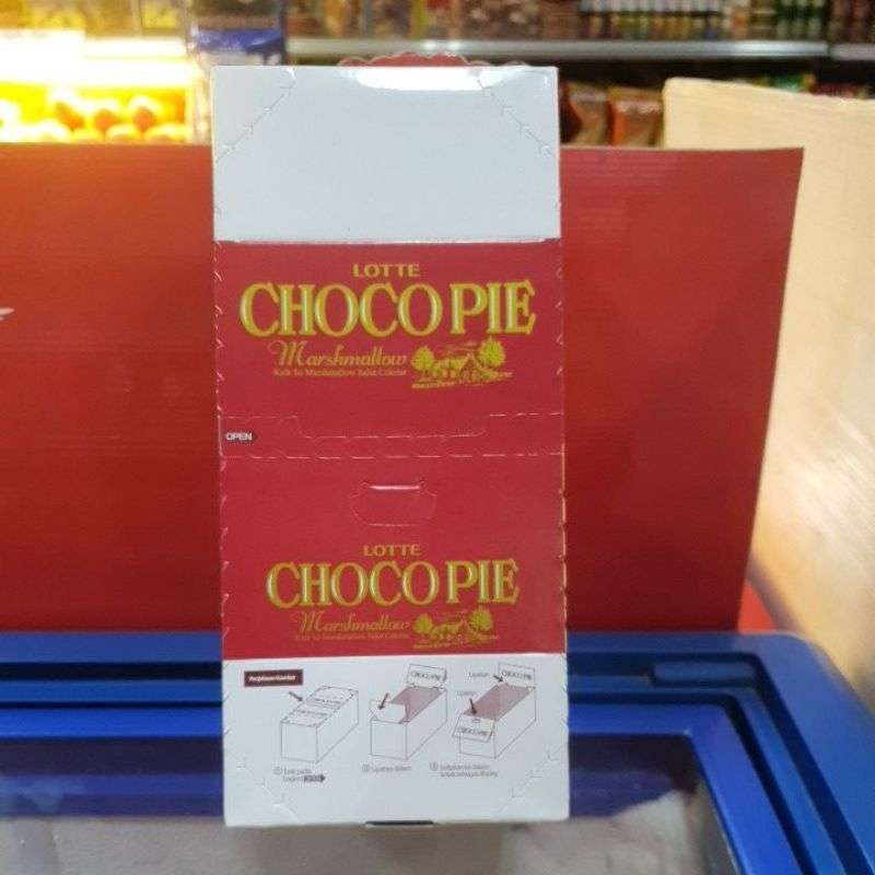 Jual Lotte Choco Pie Marshmallow 312gr Isi 12 Pack Di Seller ...
