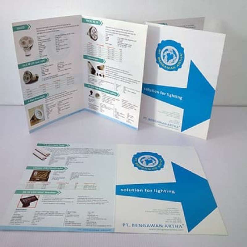 Jual Cetak Brosur A4 Pamflet A4 Art Paper 120 Gsm Full Color Di Seller ...