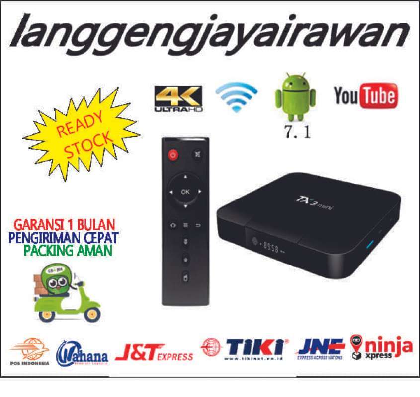 Promo Ready Android Tv Box Tanix Tx3 Mini Tx 3 Hd Smart Wifi Os 7 ...