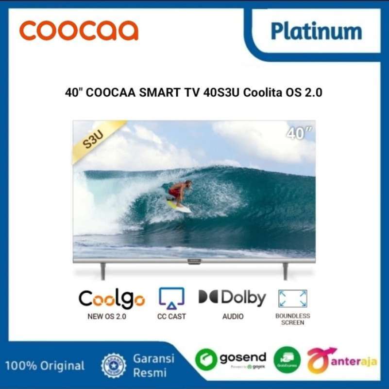 Promo COOCAA 40 inch Digital Smart TV (Model : Coocaa 40S3U) Diskon 23% ...