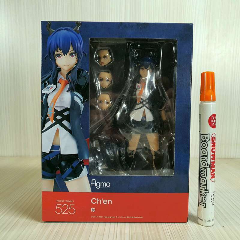 Jual mainan action figure figma 525 Chen / Ch'en Arknights Special Inspection Unit Chief of LGD ...