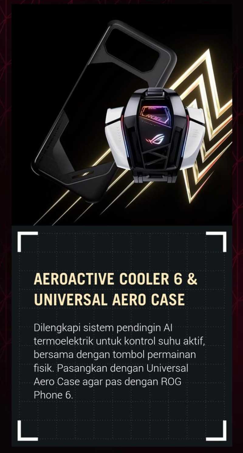 Jual Asus rog phone 6 mlbb gift box - devilcase cooler 6 pendingin aerocase Di Seller Cashop.id ...