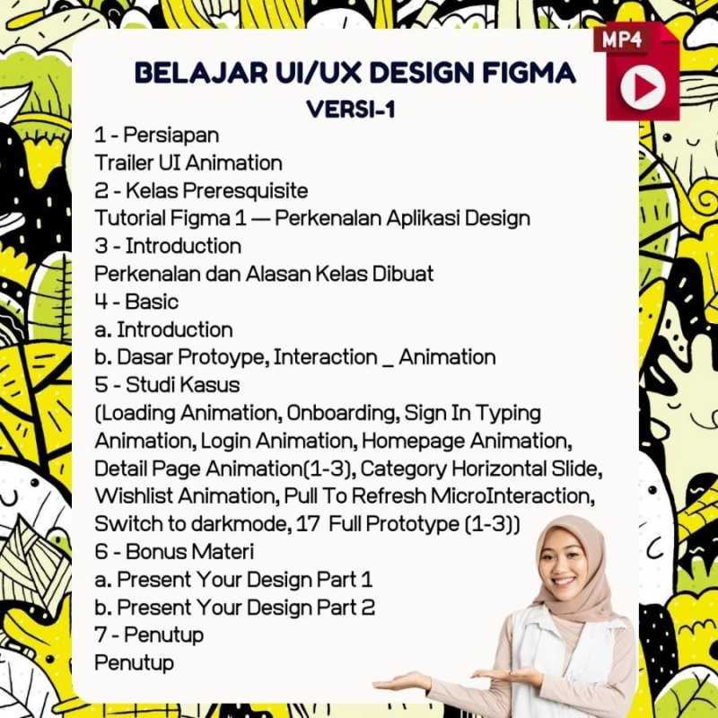 Promo Tutorial Design Menggunakan Figma - Belajar Ui/ux Design Figma Diskon 50% Di Seller ...