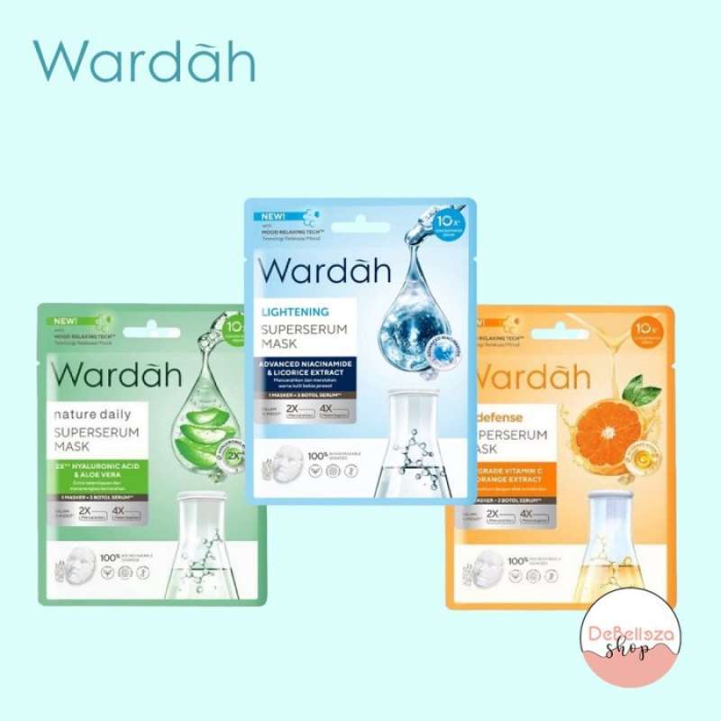 Jual Wardah Super Serum Sheet Mask Series - Superserum Mask Di Seller ...