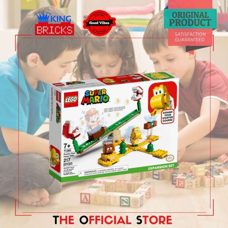 Jual LEGO Original SUPER MARIO 71365 Piranha Plant Power Slide Mainan ...