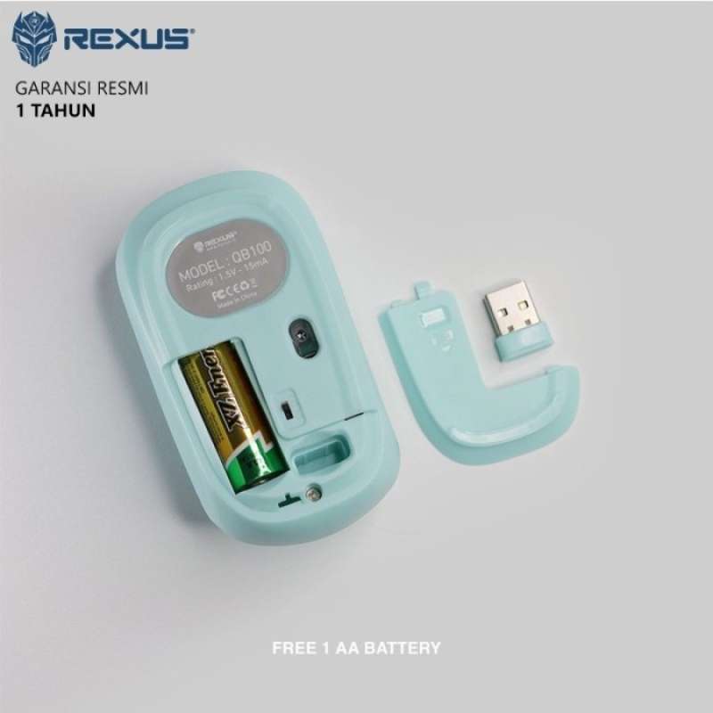 Jual Rexus Mouse Office Wireless Qb100 Dual Mode - Black Di Seller ...