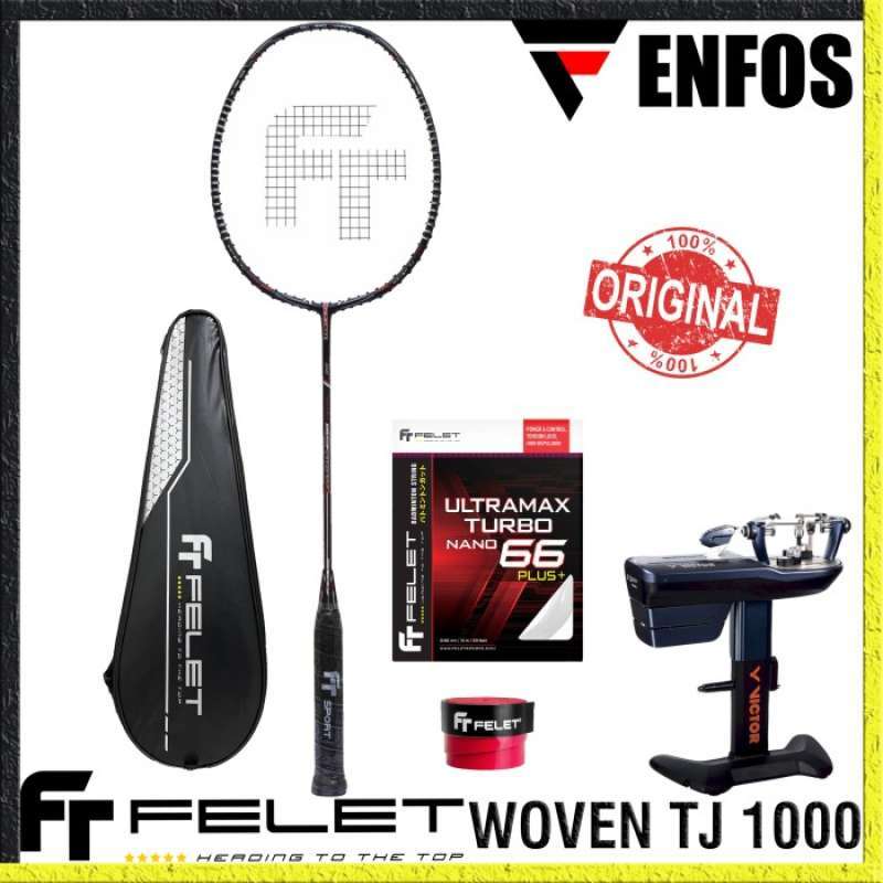 Promo Raket Felet Woven Tj 1000 Badminton Resmi Original Diskon 23% di ...