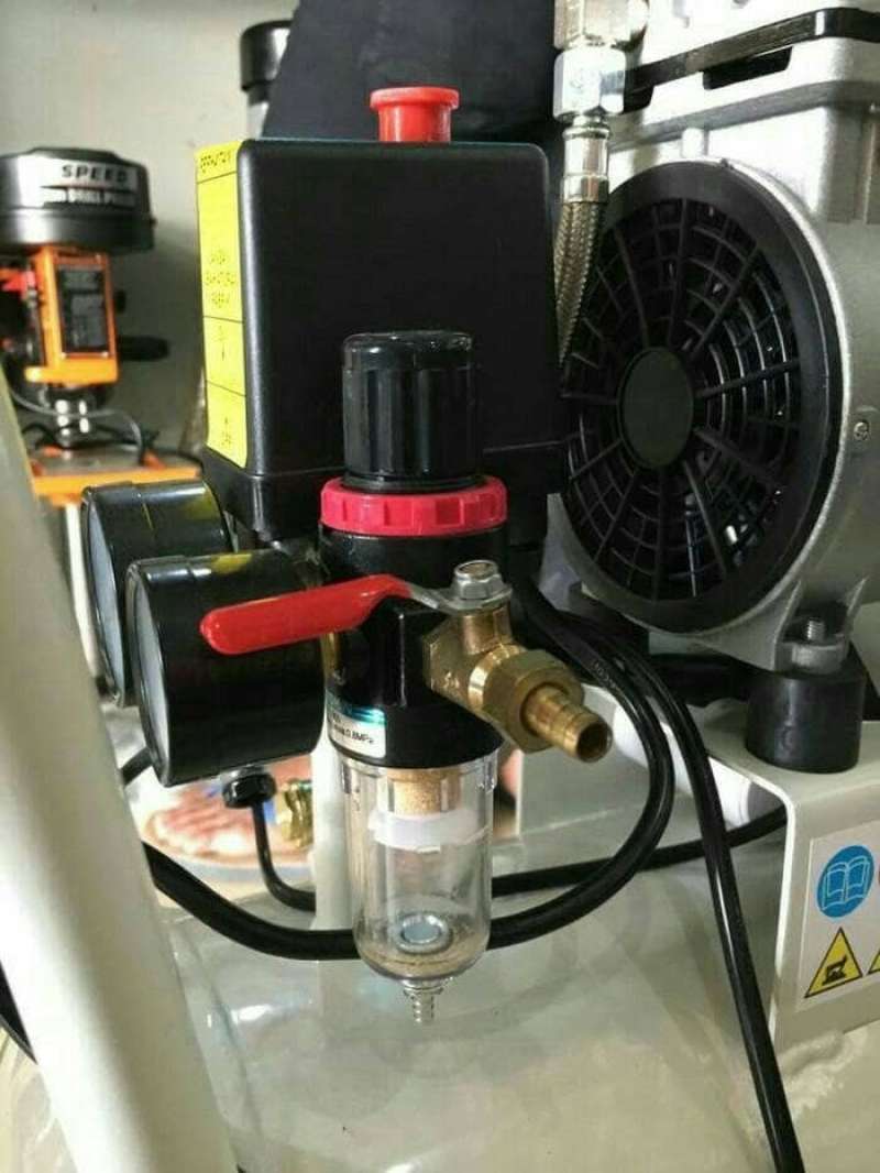 Jual Compressor Oil less 1HP kompressor angin oilless listrik portable ...