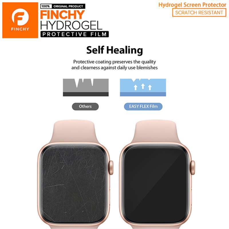 Promo Finchy Anti Gores Apple Watch SE 44mm Hydrogel Premium Screen ...