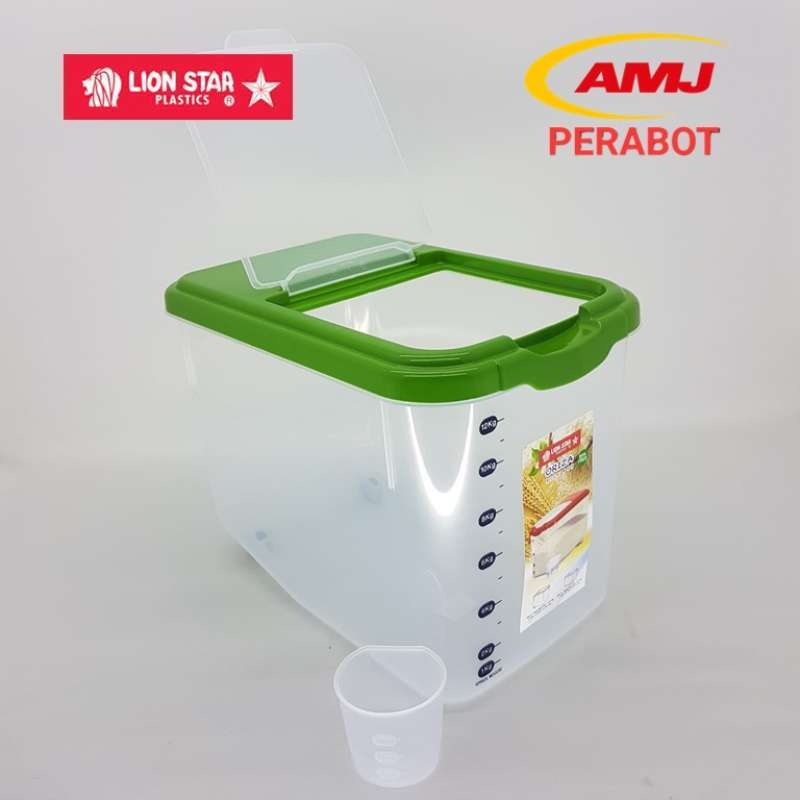 Jual Lion Star Kotak Tempat Beras Oriza Rice Box 12.5 Kg Di Seller Amj ...
