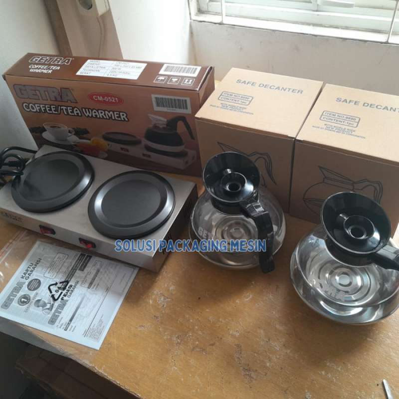 Promo Penghangat Kopi Teh/ Getra Cm - 0521, Teko Decanter/ Coffee Tea ...