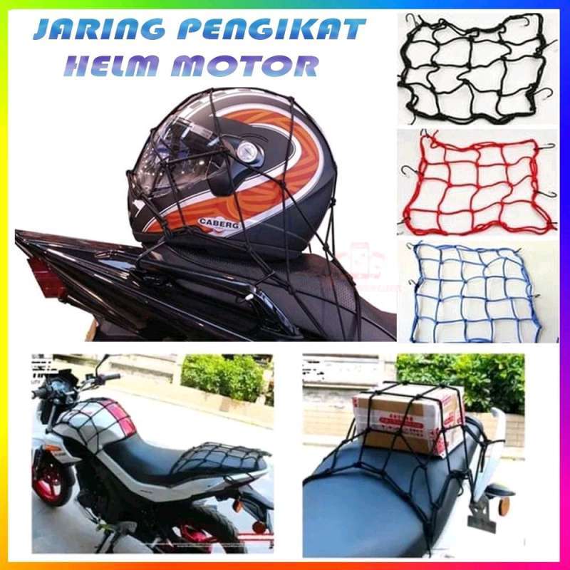 Jual Jaring Tali Pengikat Helm Barang // Tali Bagasi Motor Di Seller ...