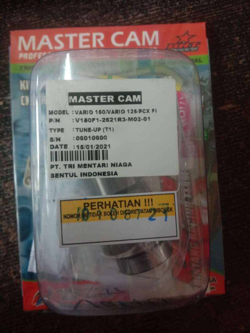 Promo MASTER CAM BRT HONDA VARIO TYPE S13 T1 T2 Diskon 27% di Seller Terpercaya Shop - Harapan ...