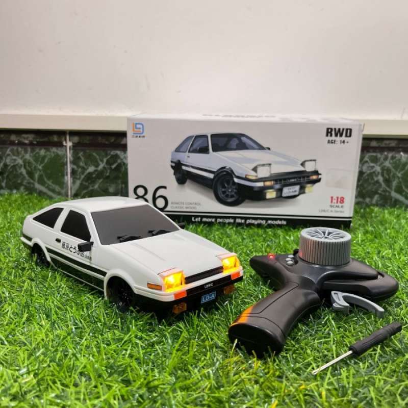 Promo Rc Drift Ld Ae86 Led Light Toyota Corolla Sprinter Trueno Gt Rtr 1:18 - A86p Gen2 Red ...