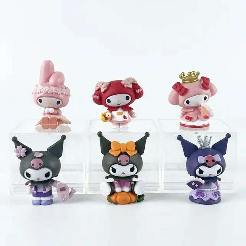 Promo Figure Mainan Blind Box Sanrio Melody Kuromi Figurine Diskon 25% ...