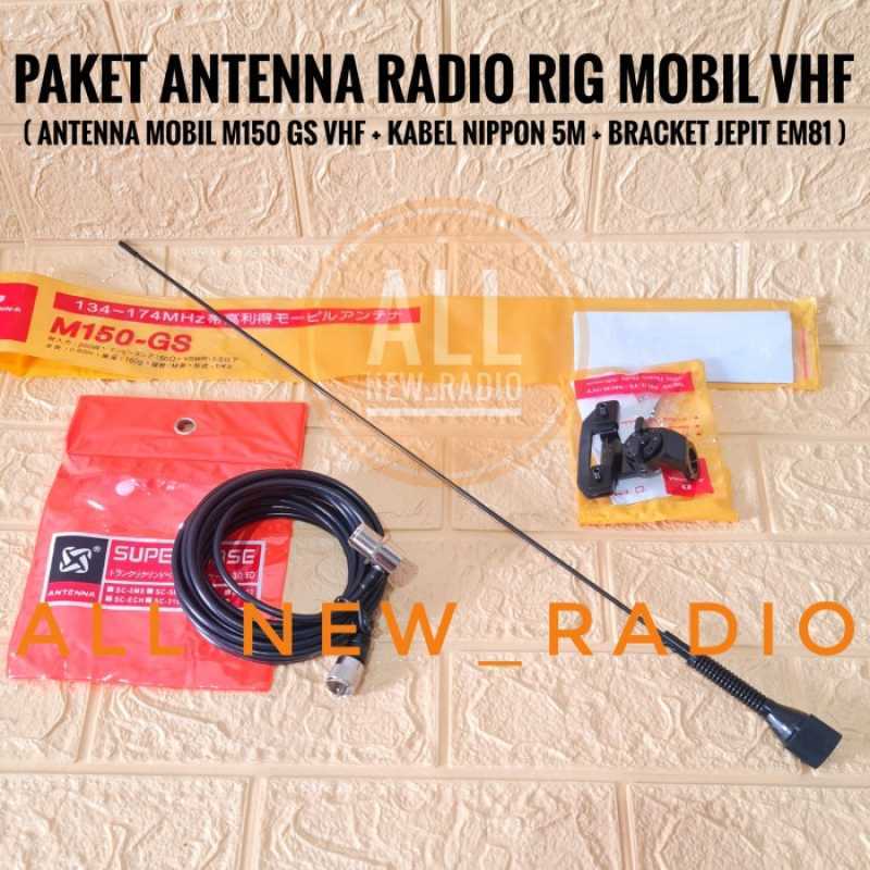 Promo Paket Antena Rig Mobil Antena Ht Luar Vhf Antenna Rig Mobil Vhf ...