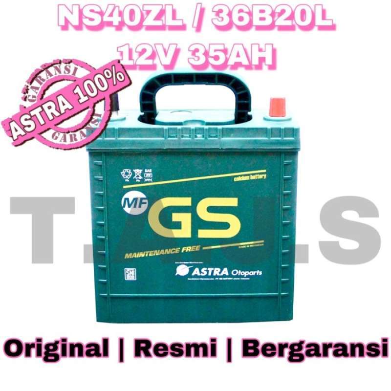 Promo AKI MOBIL DAIHATSU CHARADE NS40ZL / 36B20L 35AH GS ASTRA MF ...