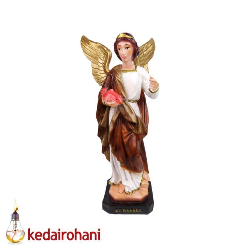 Promo Patung Santo Rafael Malaikat Agung Penyembuh Pelindung Perjalanan ...