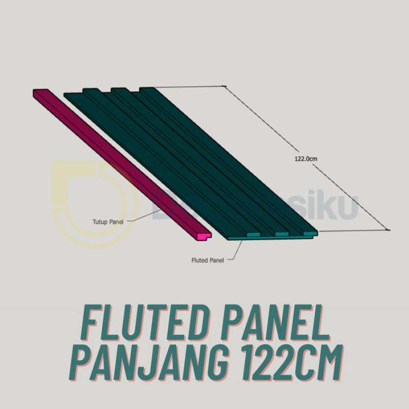 Promo [DC] Fluted Panel 122 - Panel Dinding - Kisi-kisi dinding - wall panel Diskon 33% di ...