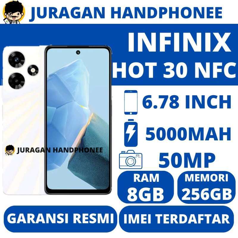 Jual Infinix Hot 30 Nfc (8gb/256gb) (8gb/128gb) Garansi Resmi Di Seller Juragan Handphonee ...