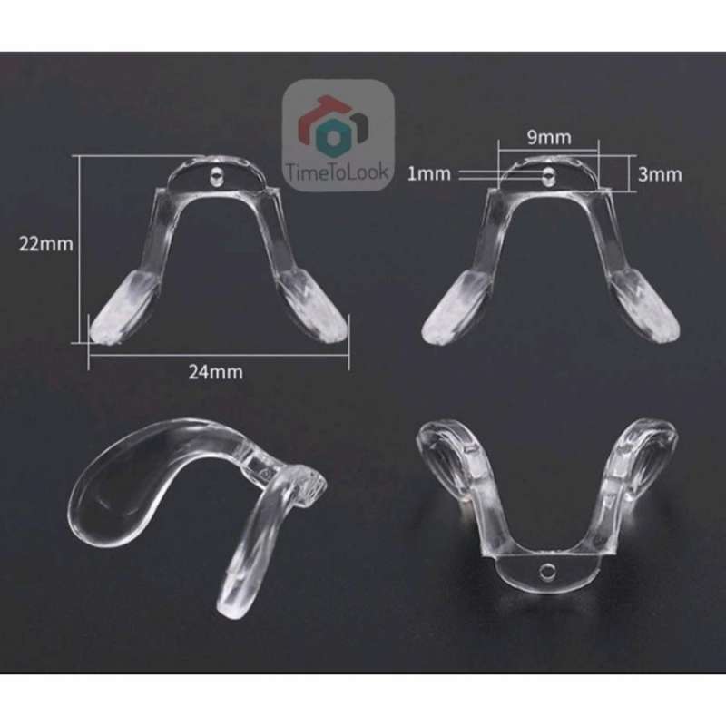 Promo Nose Pad Kacamata Bantalan Hidung Plastic Silicone Nosepad Kaca ...
