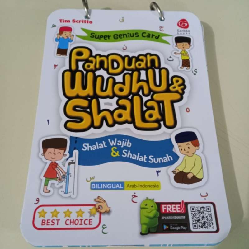 Promo BUKU PANDUAN WUDHU & SHALAT ANAK SUPER GENIUS CARD Diskon 29% di ...