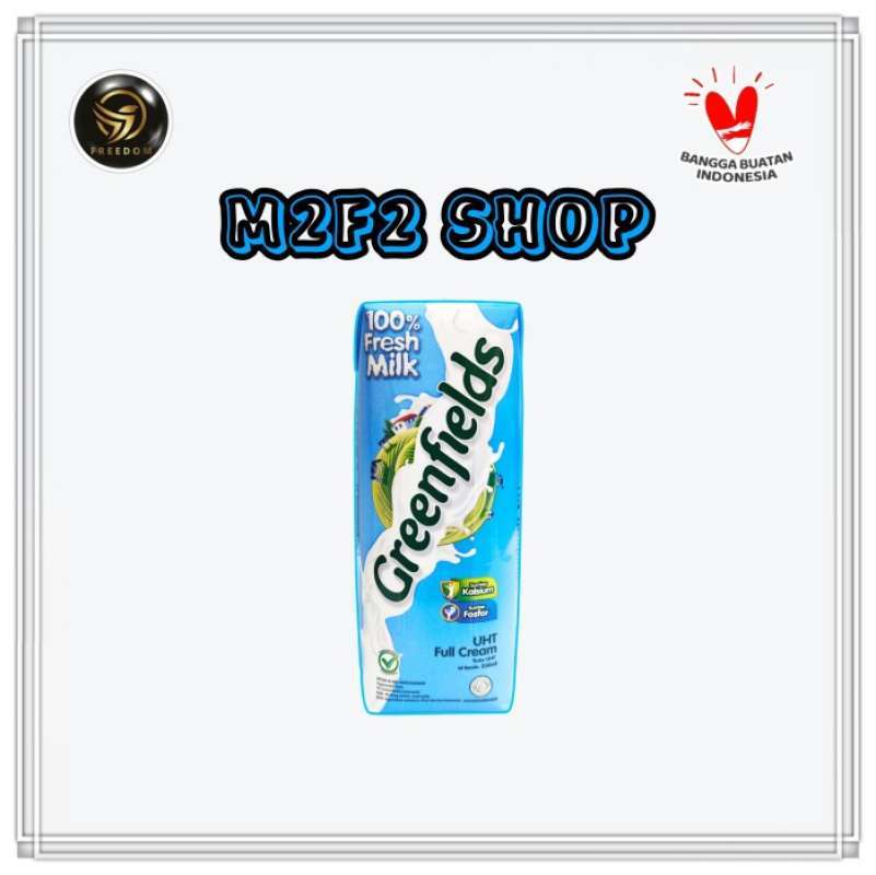 Jual Greenfields Susu Kotak Uht Full Cream Milk | Plain - 250 Ml (karton) Di Seller Supermart ...