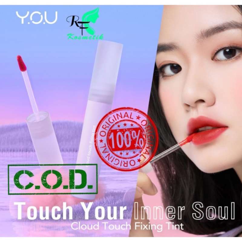 Jual YOU Cloud Touch Fixing Tint/LIP TINT YOU TERBARU - R199 AIRY KISS ... Jual YOU Cloud Touch Fixing Tint/LIP TINT YOU TERBARU - R199 AIRY KISS ...