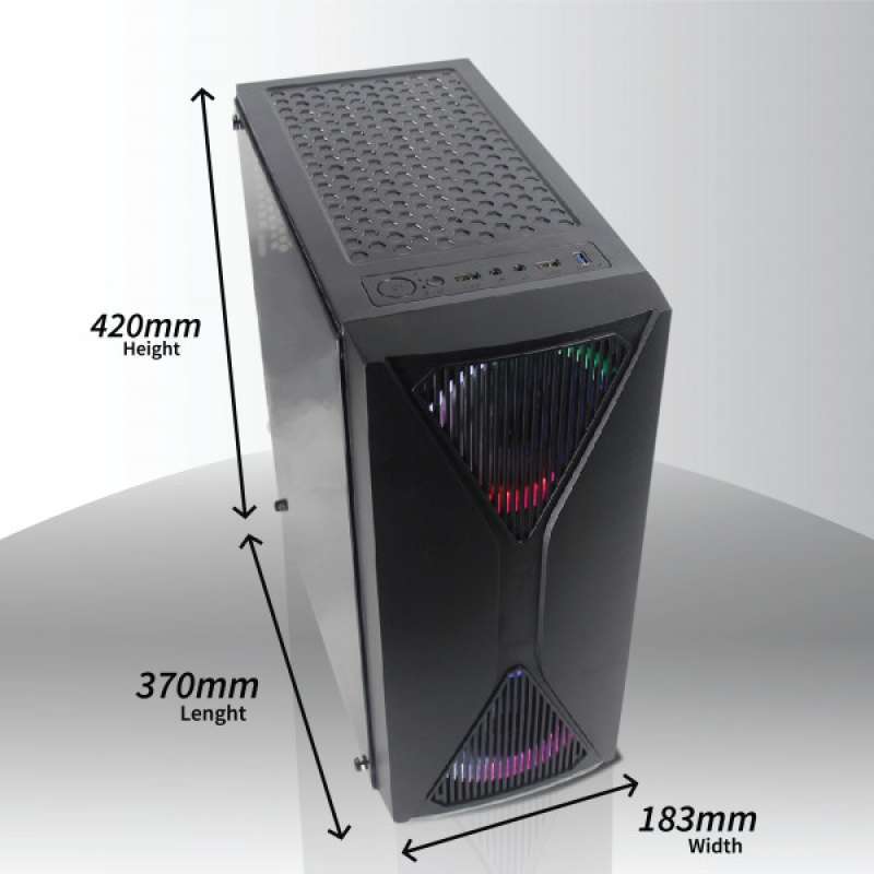 Promo New Casing Pc Case Infinity Elysium V2 Casing Gaming Komputer ...