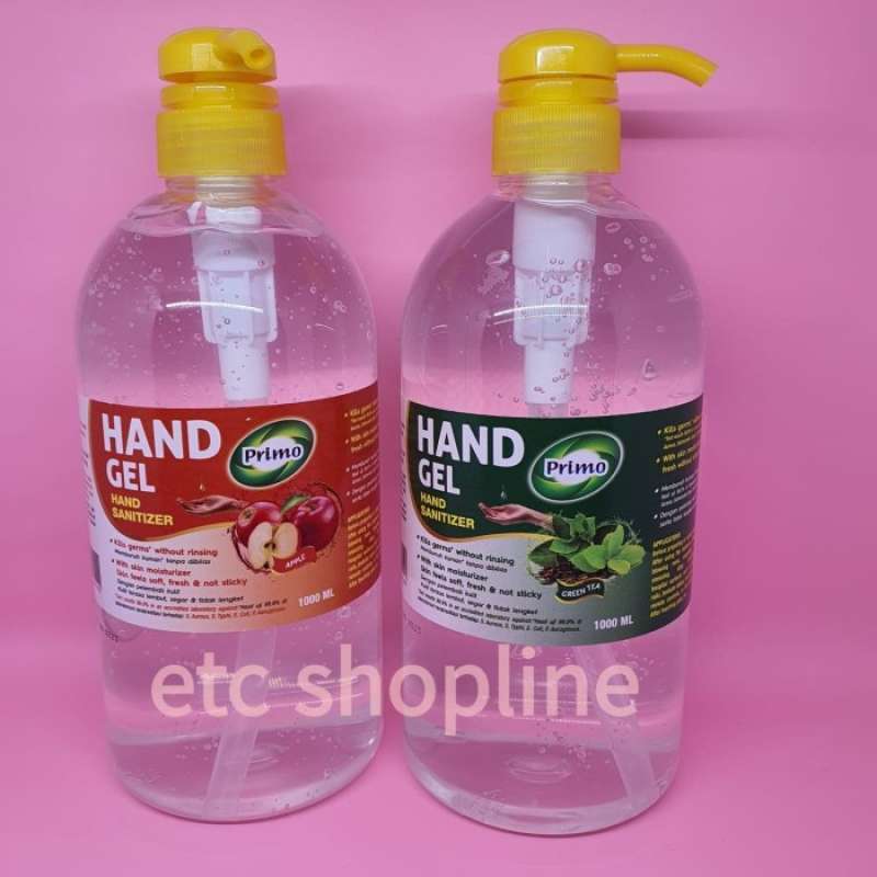 Promo Primo Hand Gel Sanitizer Pump 1 Liter Diskon 23% Di Seller Jamica ...
