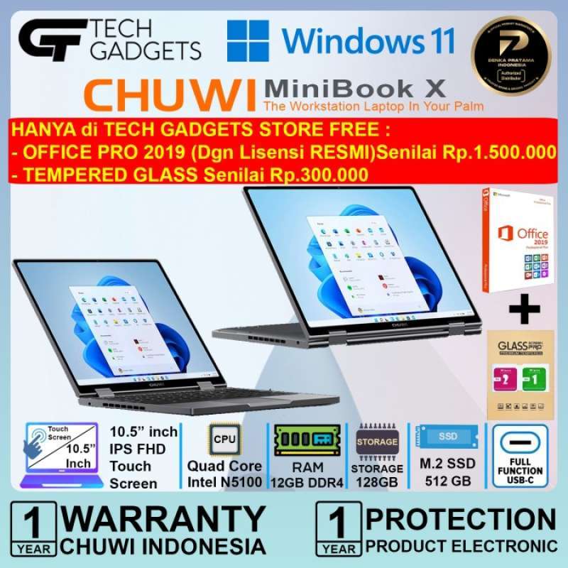 Promo Terbaru Chuwi Minibook X New Yoga Laptop Touch Screen 10 Inch ...