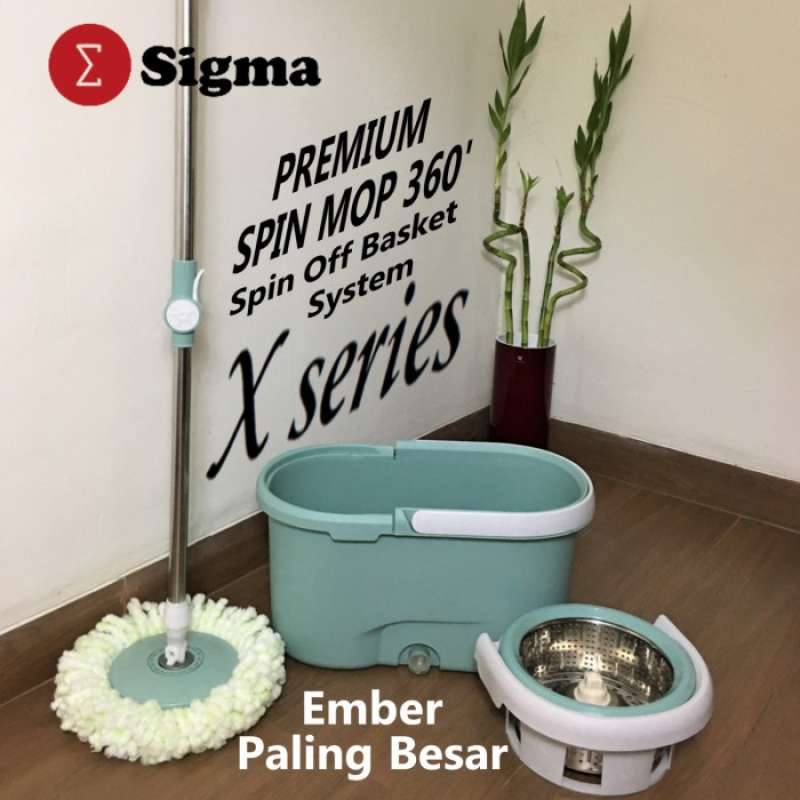Promo Sigma Official X Series Spin Mop Peralatan Alat Pel Kebersihan ...
