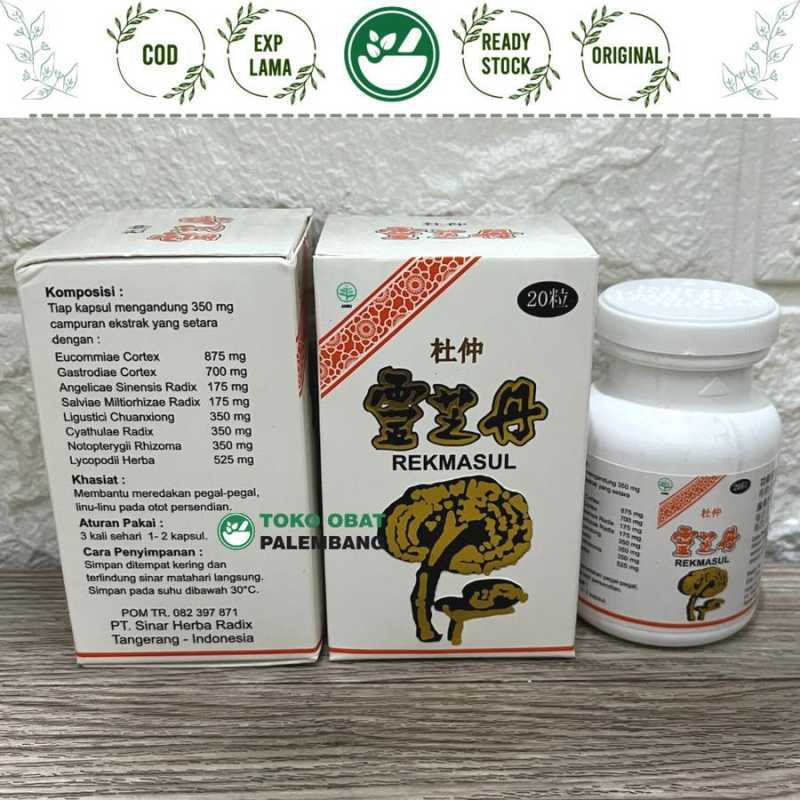 Jual Rekmasul 20 Kapsul Lin Chee Tan Lingzhi Tan Ling Chee Tan Rematik ...